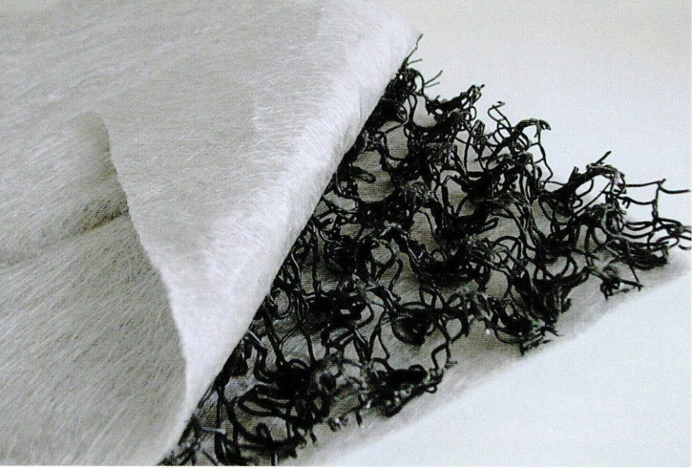 Terradrain: Geocomposito in PP per drenaggio planare | Saronplast